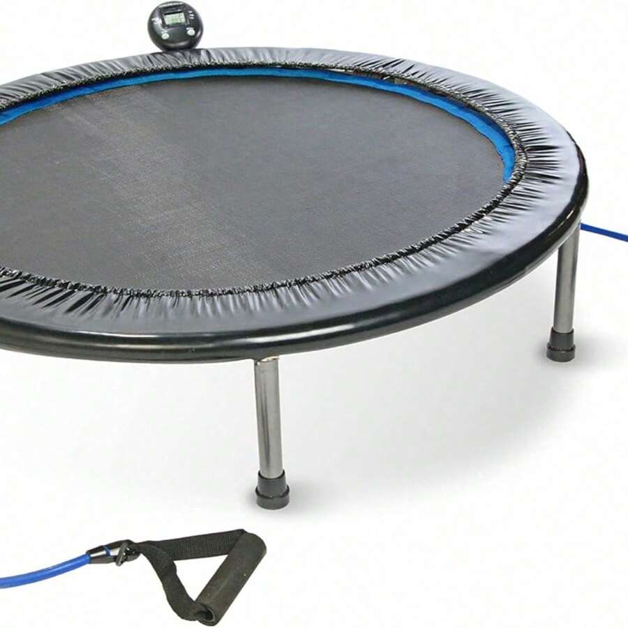 36 Inch Durable Rugged Steel Frame Folding Trampoline With MUUV ...