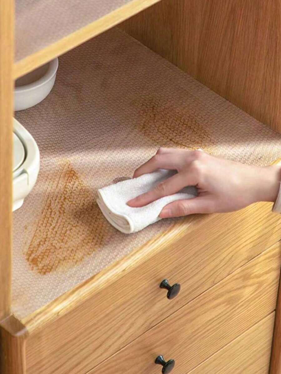 1 Roll Kitchen Cabinet Liner Mat, Eva Material Anti-Oil & Anti-Moisture ...