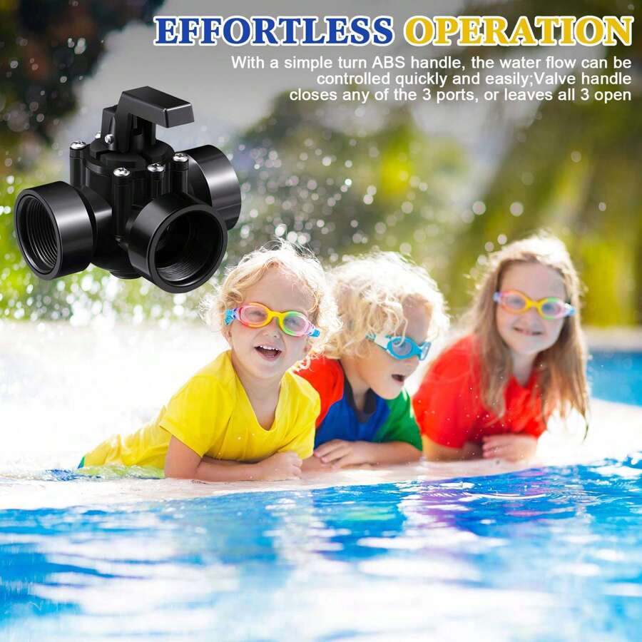 1.5 Inch Swimming Pool Diverter Valve Replacement Valve Positive Seal ...