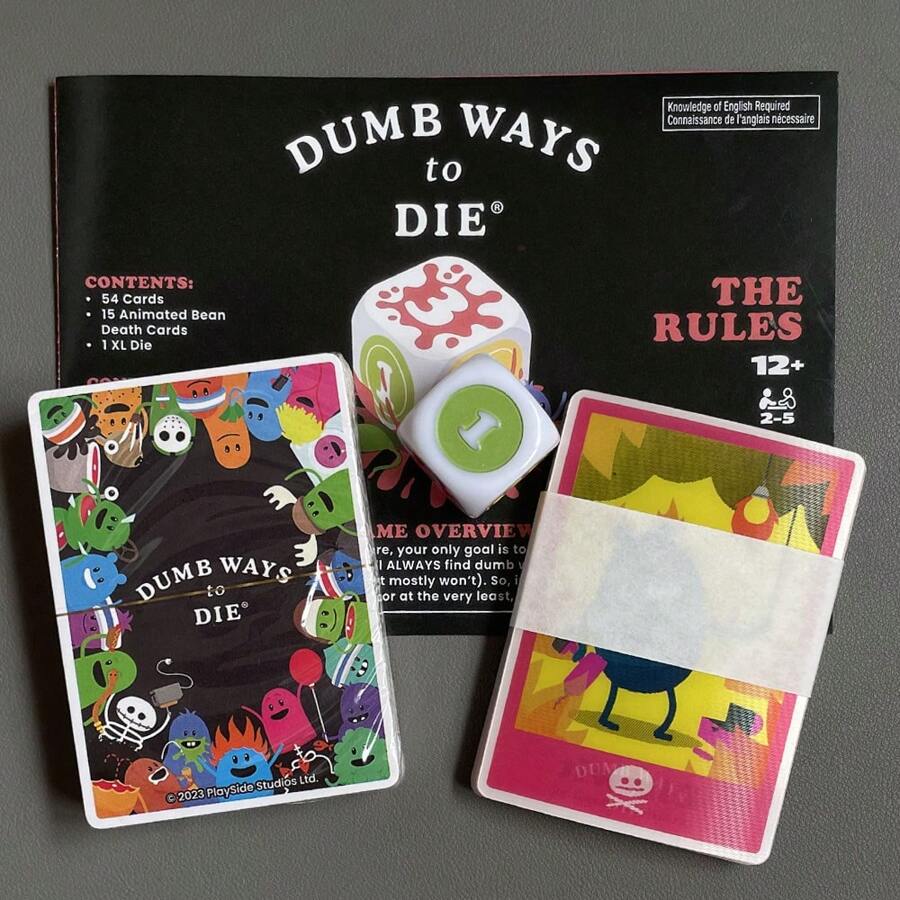 Games Dumb Ways To Die Card Game The Viral Hit Card Game For College ...
