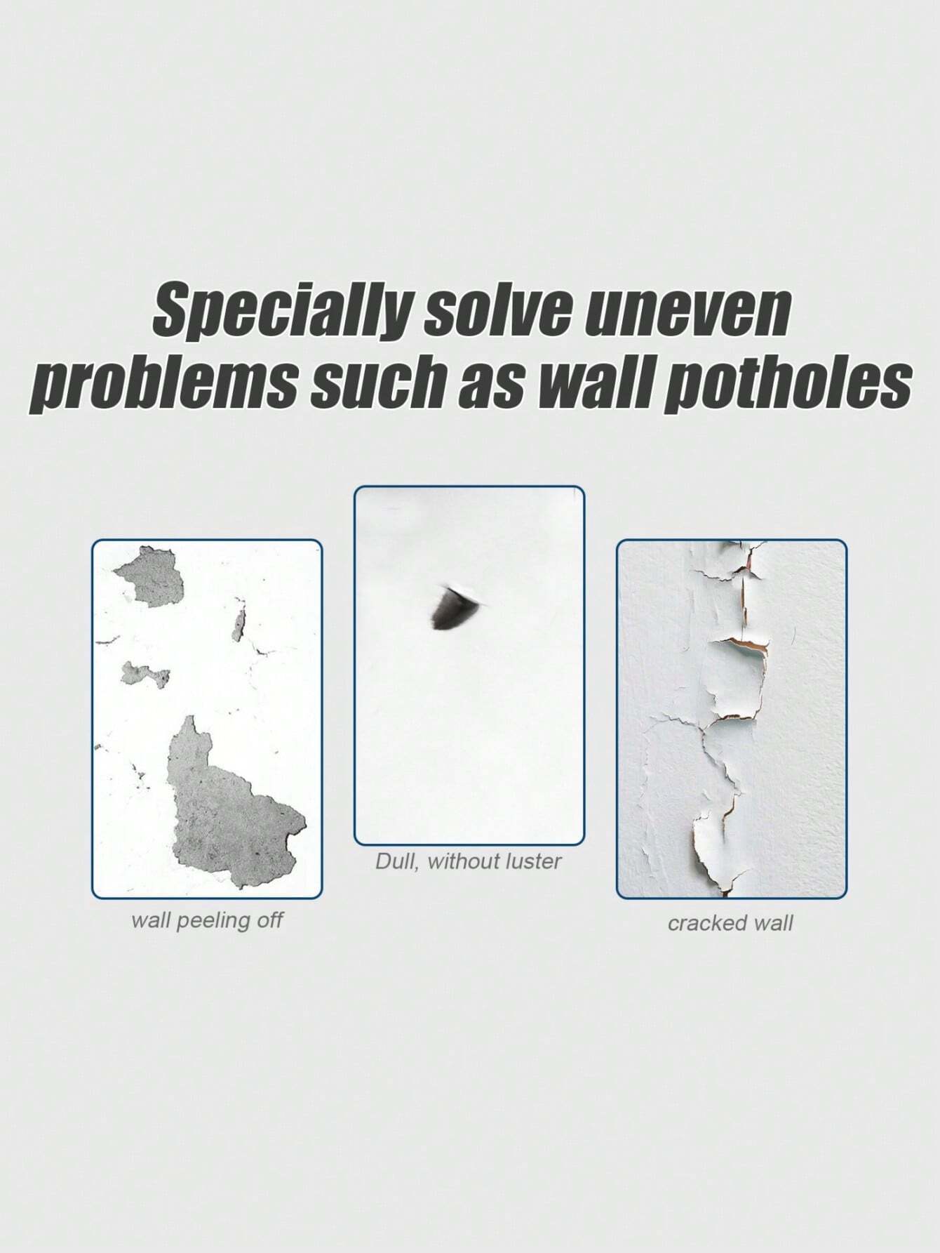 2 Assorted Wall Repair Paste, Covers Stains, Repairs Peeled Paint ...