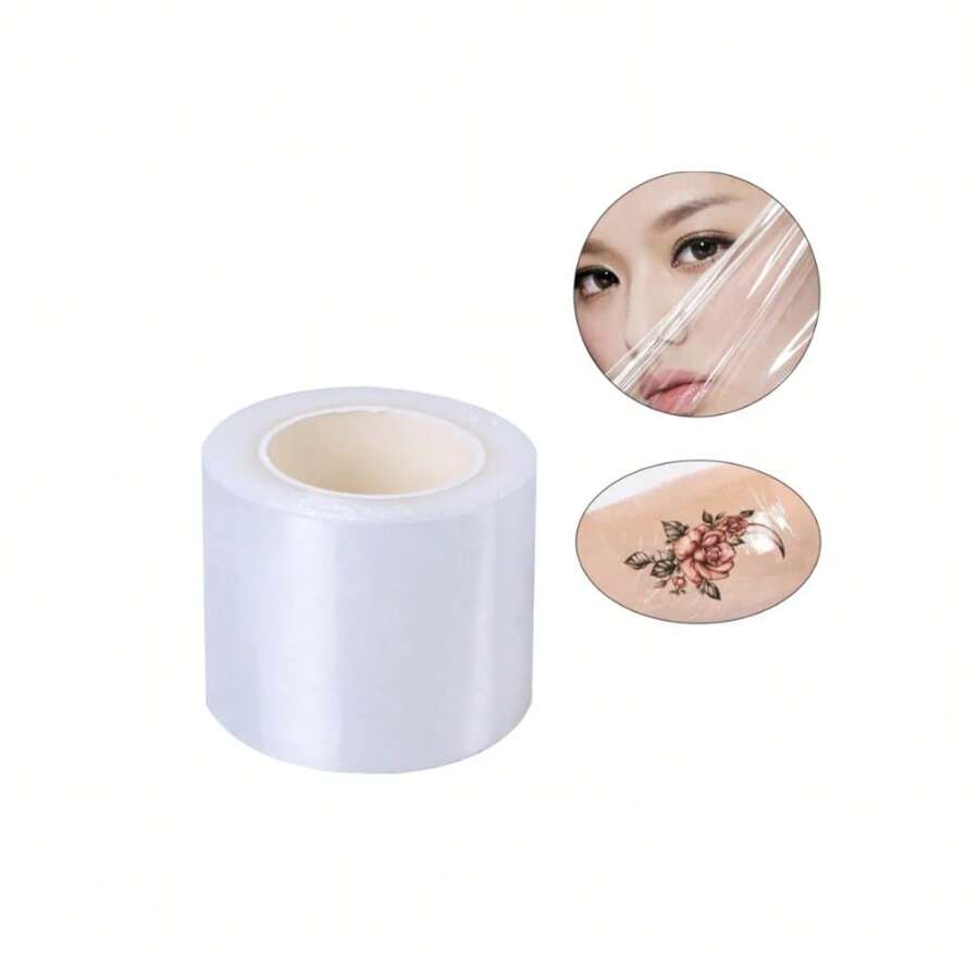 42/60mm Clear Makeup Film Wrap/Disposable Clear Semi-Permanent Makeup ...