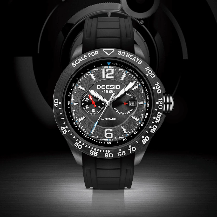 Deesio Classic Popular Large Dial Men's Automatic Mechanical Watch, 30 ...