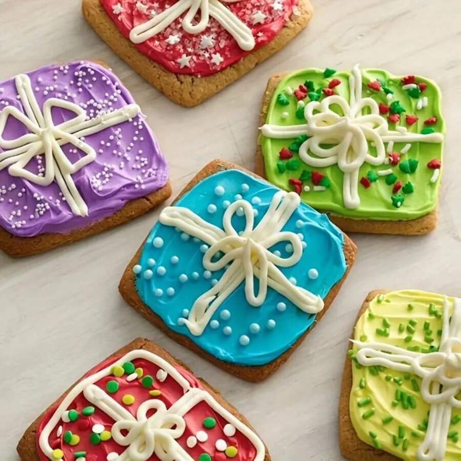 5pcs Square Cookie Cutters Set, Stainless Steel Baking Molds For ...