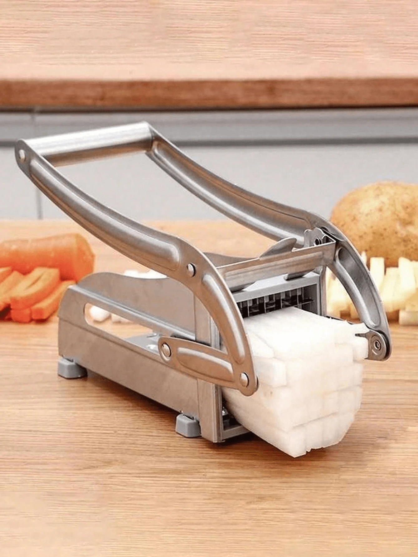 Household Stainless Steel Vegetable Cutter, Heavy-Duty Commercial-Grade ...