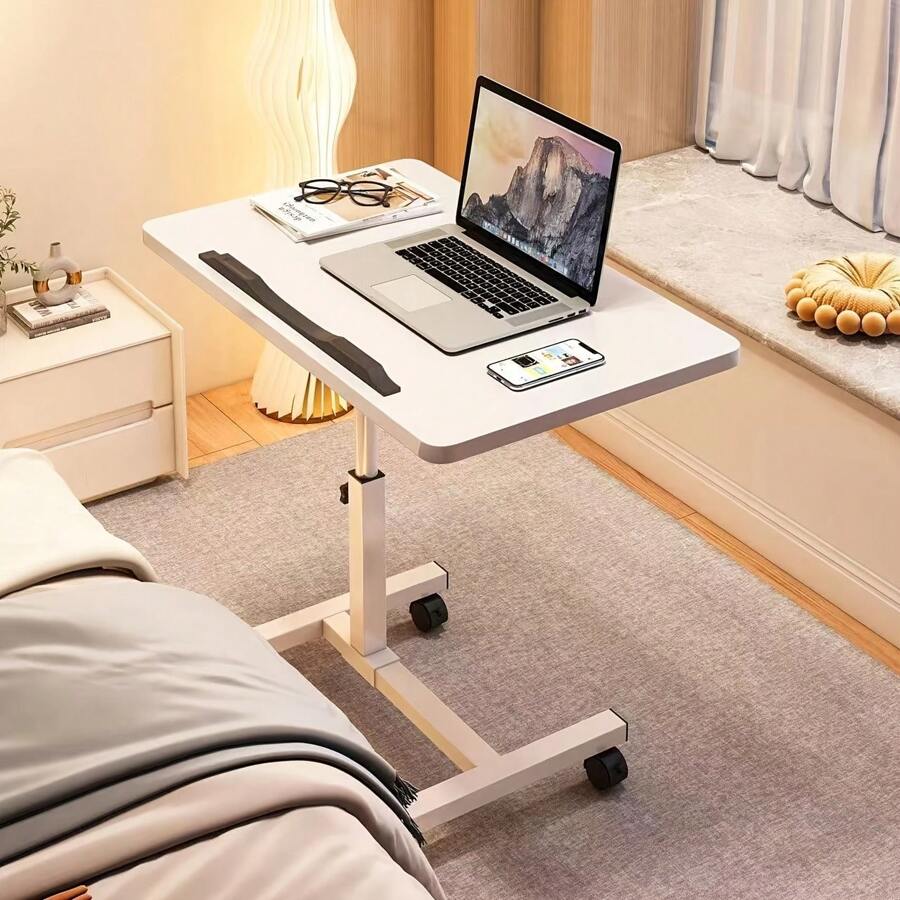 Adjustable Height C Shaped Side Table,Top Tilting Laptop Stand Table ...
