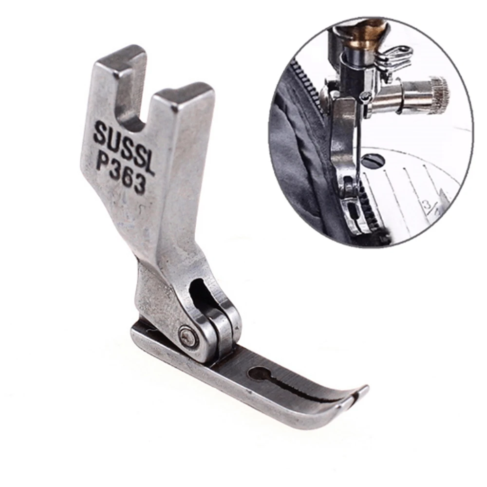 Industrial Sewing Machine Steel Narrow Zipper Presser Foot P363 For ...