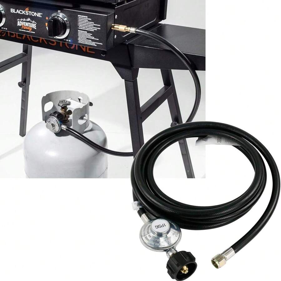 5 ft hoge druk 0-20 PSI instelbare regelaar met rode QCC-1 type slang ...