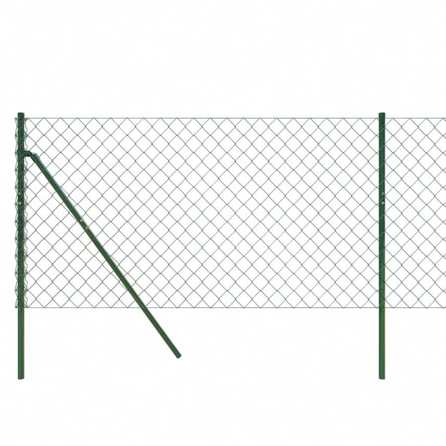 Green Chain Link Fence 1 Meter By 10 Meters Durable Outdoor Barrier Non ...