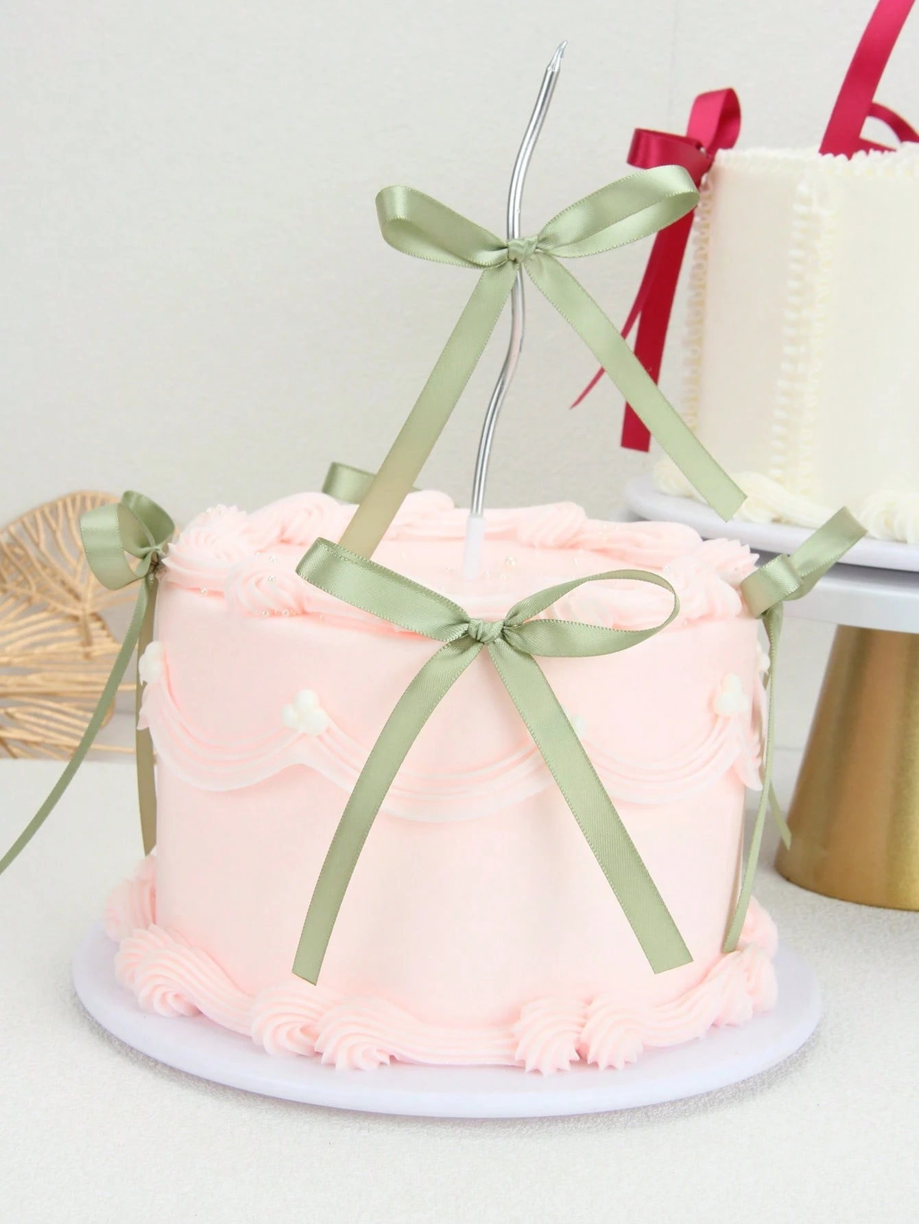 5pcs/10pcs Satin Ribbon Bow Accessories, Handmade Craft Supplies, Party ...