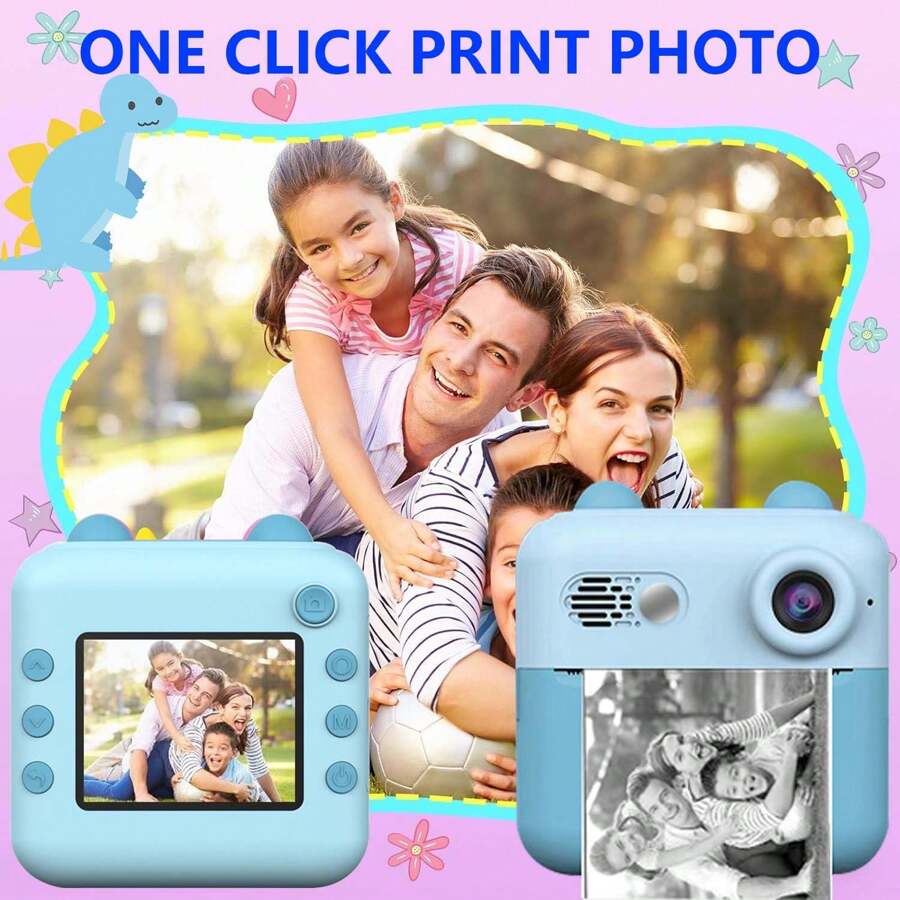 Kids Camera Instant Camera, Kids For 6-12 Year Old Girls Boys, Kids ...