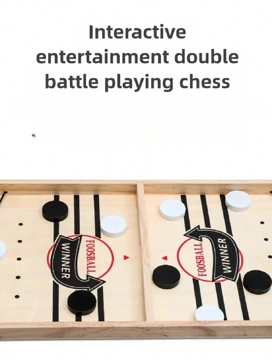Wooden Ball Shooting Chess Two-Player Shooting Chess Collision Chess ...