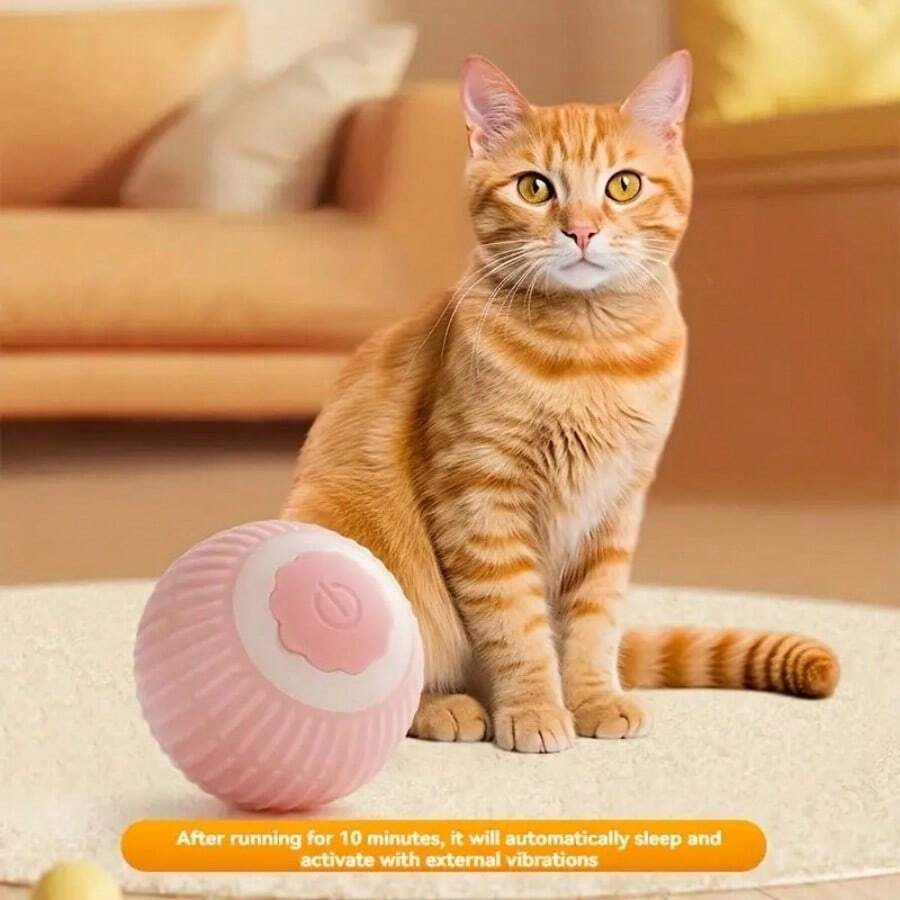 Interactive Cat Toy Balls, Automatic Smart Moving Cat Toy Self Play For ...