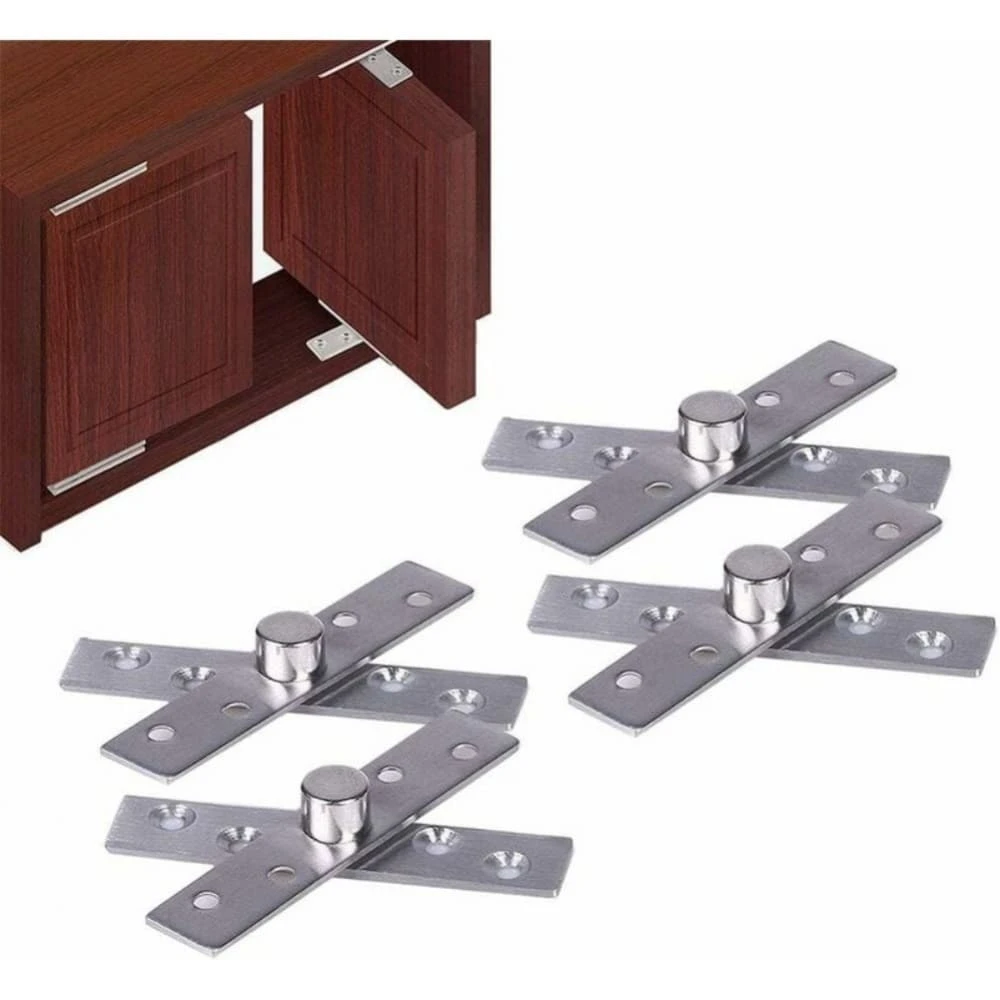 Stainless Steel Pivot Hinges, 360 Degree Hidden Rotation Door Pivot ...