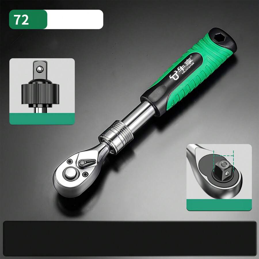 52-In-1 Multifunctional Wrench Set With Anti-Slip Handle And Rotating ...