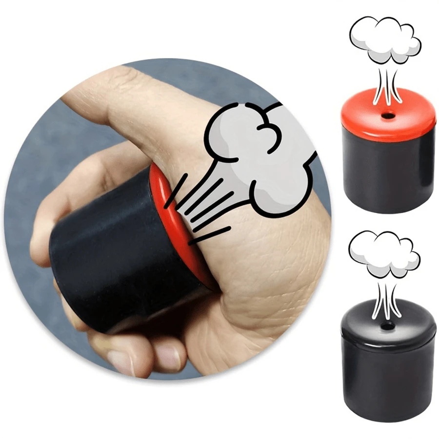 1pc Squeaky Farting Gag Toy, Made Of Black And Red Synthetic Rubber ...