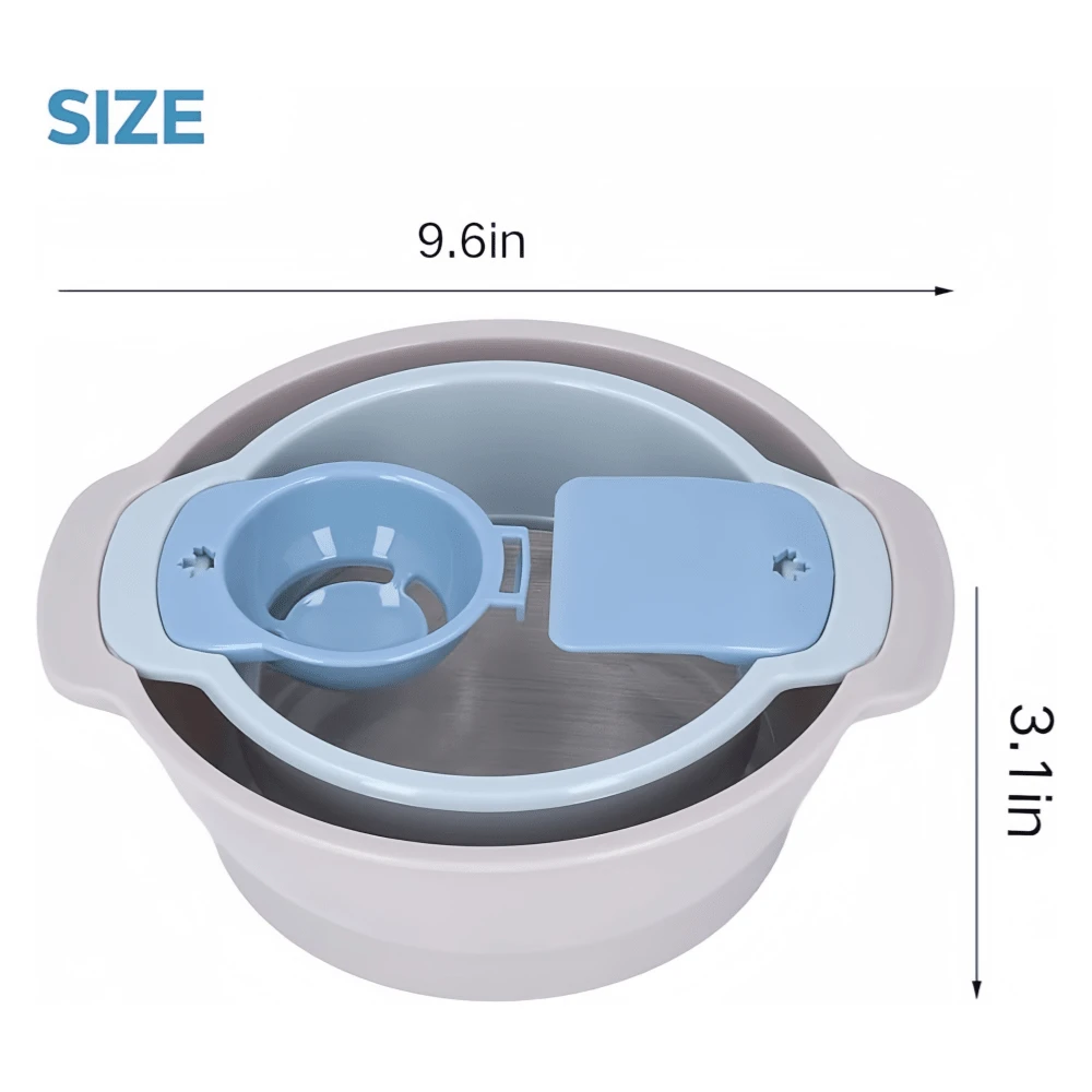 4-In-1 Multi-Functional Flour Sifter Set, Includes Flour Sifter ...