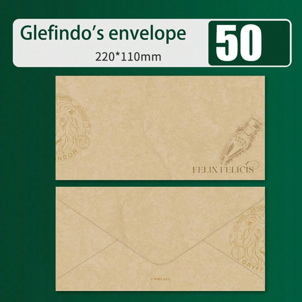 Warner Bros. 50 sobres y papelería con diseño del espíritu mágico del ...