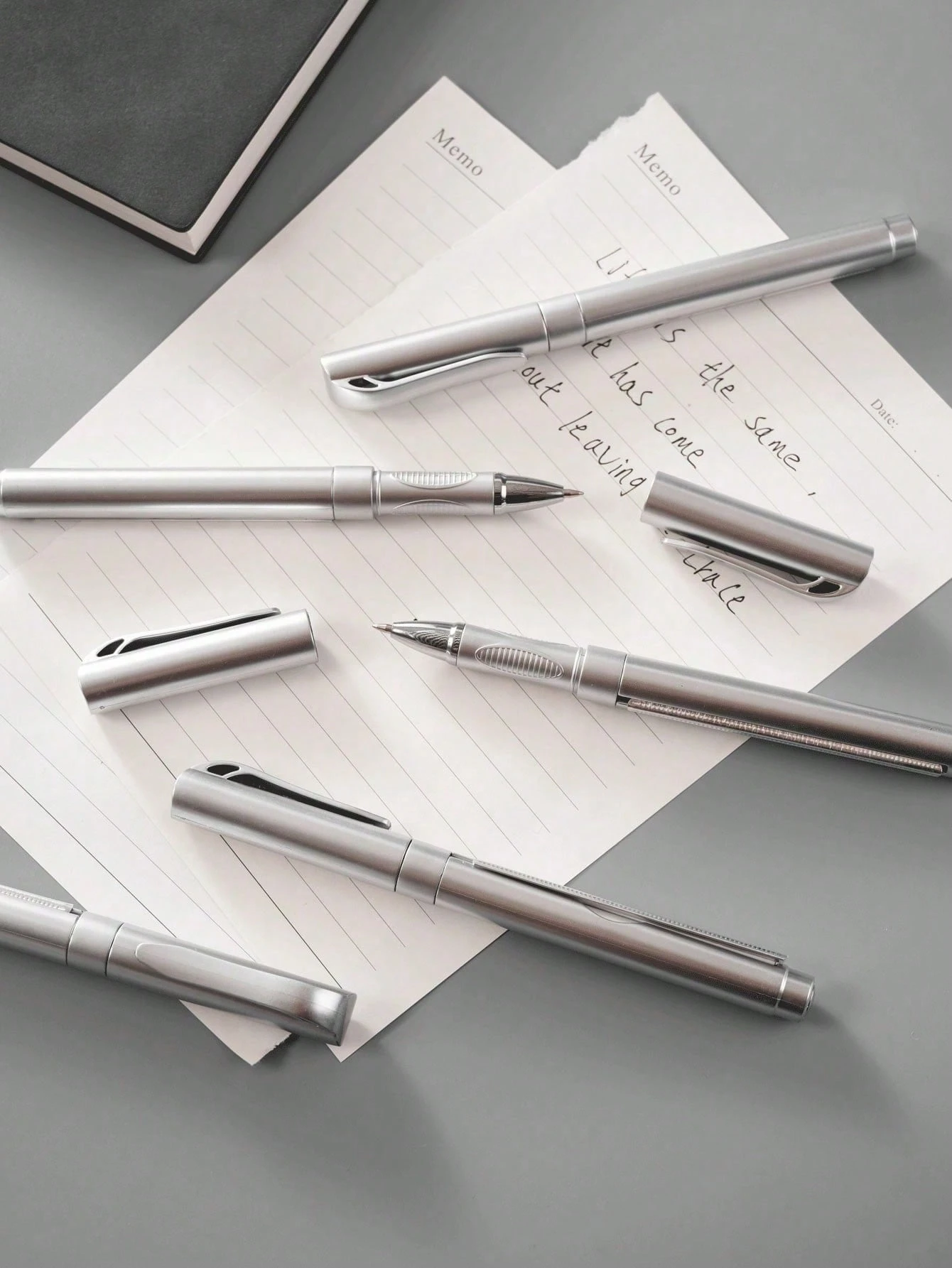 6/10/24pcsSelf-Contained Pull-Paper Pen, Unexpected Pen Exam Memo Pen ...