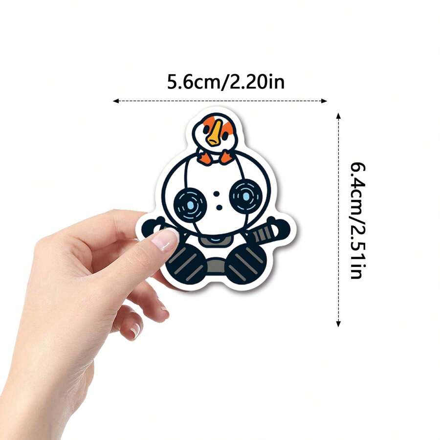 50PCS The Wild Robot Stickers Cartoon Stickers The Wild Robot Toy The ...