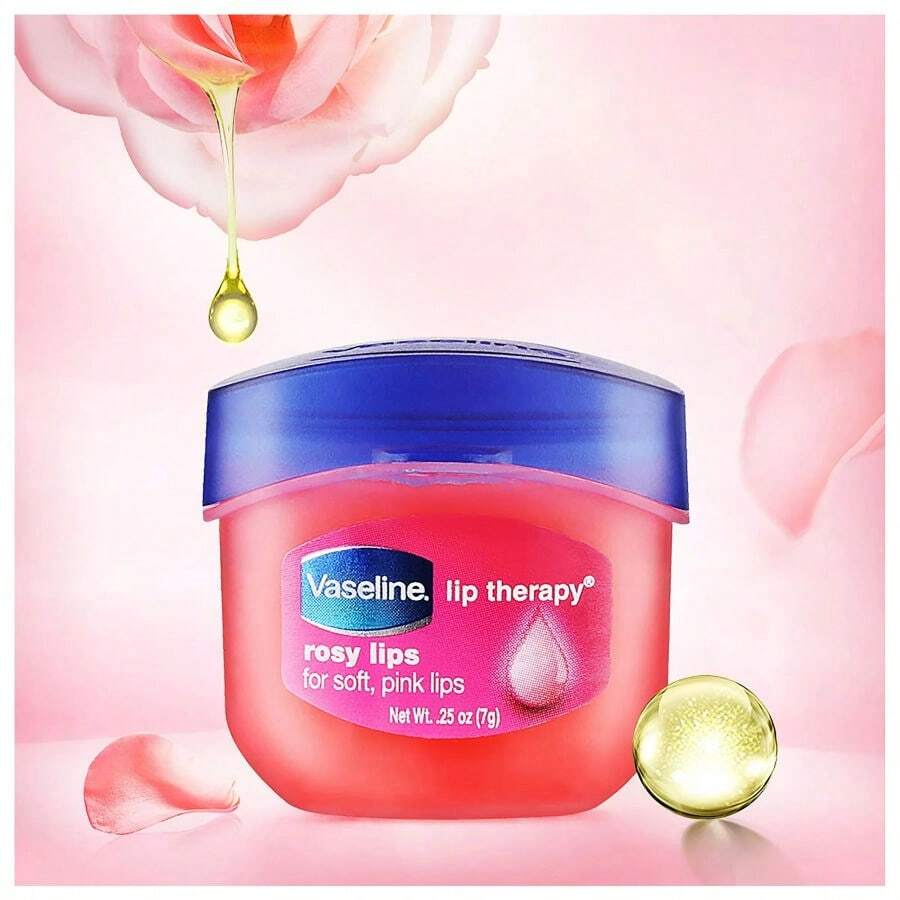 Vaseline Vaseline Lip Therapy Rosy Lip Balm Moisturizer Pure Petroleum ...