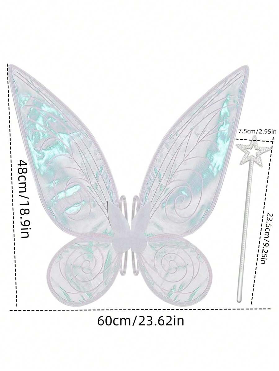 1pc Adult Fairy Wings 2 Pieces Set, Girls Butterfly Wings, Angel Wings ...