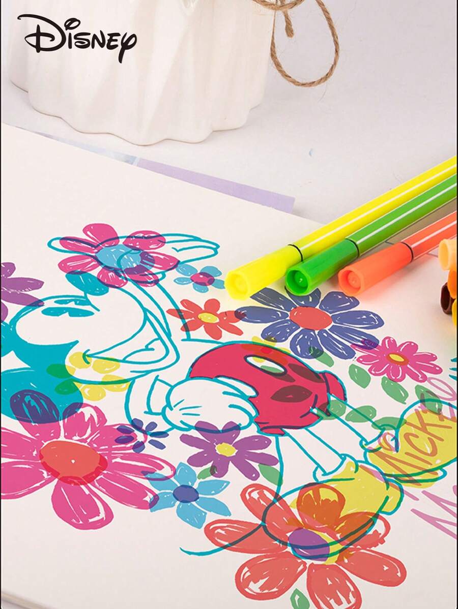 Disney Official Brand Blank Drawing Book, Cartoon Sketchbook, A4 Size ...