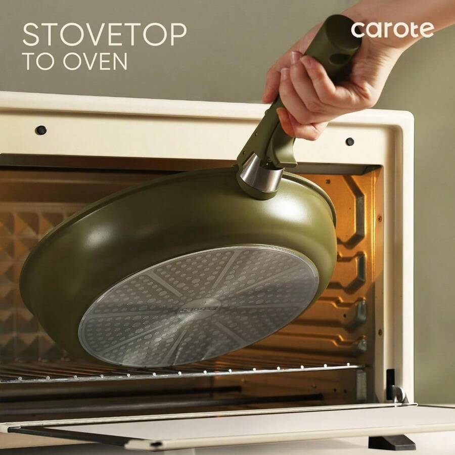 CAROTE 19pcs Pots And Pans Set Non Stick, Cookware Set With Detachable ...