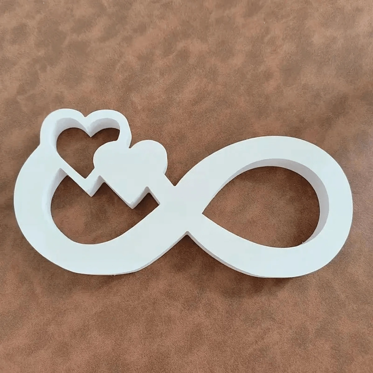 Art Deco Infinity Symbol With Hearts Tabletop Decor, PVC Material ...