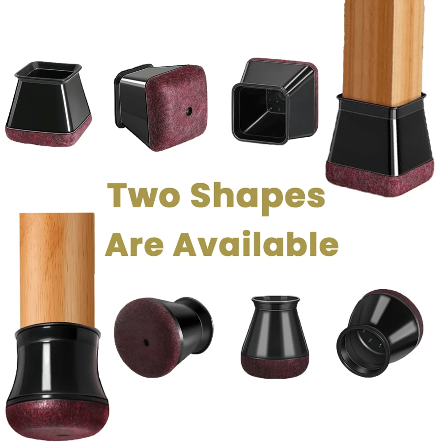 Furniture Sliders Chair Leg Floor Protectors 16Pcs Silicone Chair Leg ...
