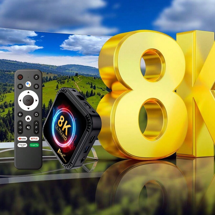 Q96 OHP En TV98 RK3528 Smart TV Box 64GB Ultra HD 8K Android 13 ...