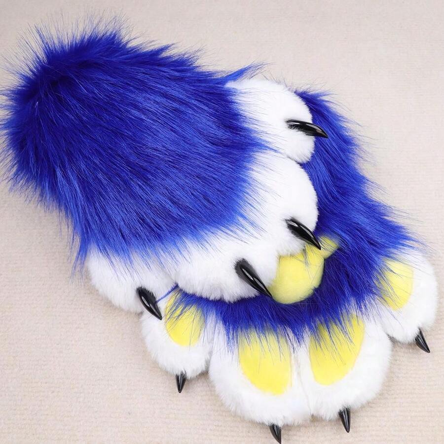 Therian Paws Cozy Furry Paws Faux Fur Costume Paws, Therian Stuff ...