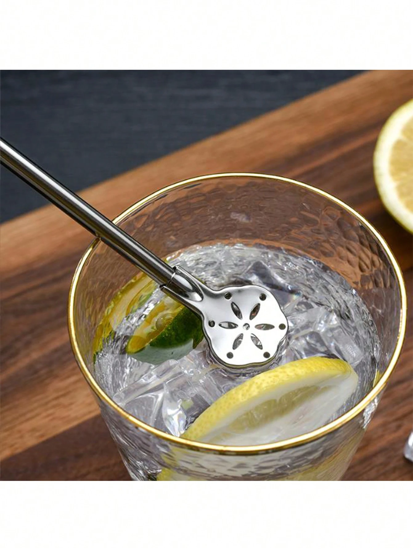 304 Stainless Steel Extra Long Spoon Straw, 2-In-1 Reusable Bubble Tea ...