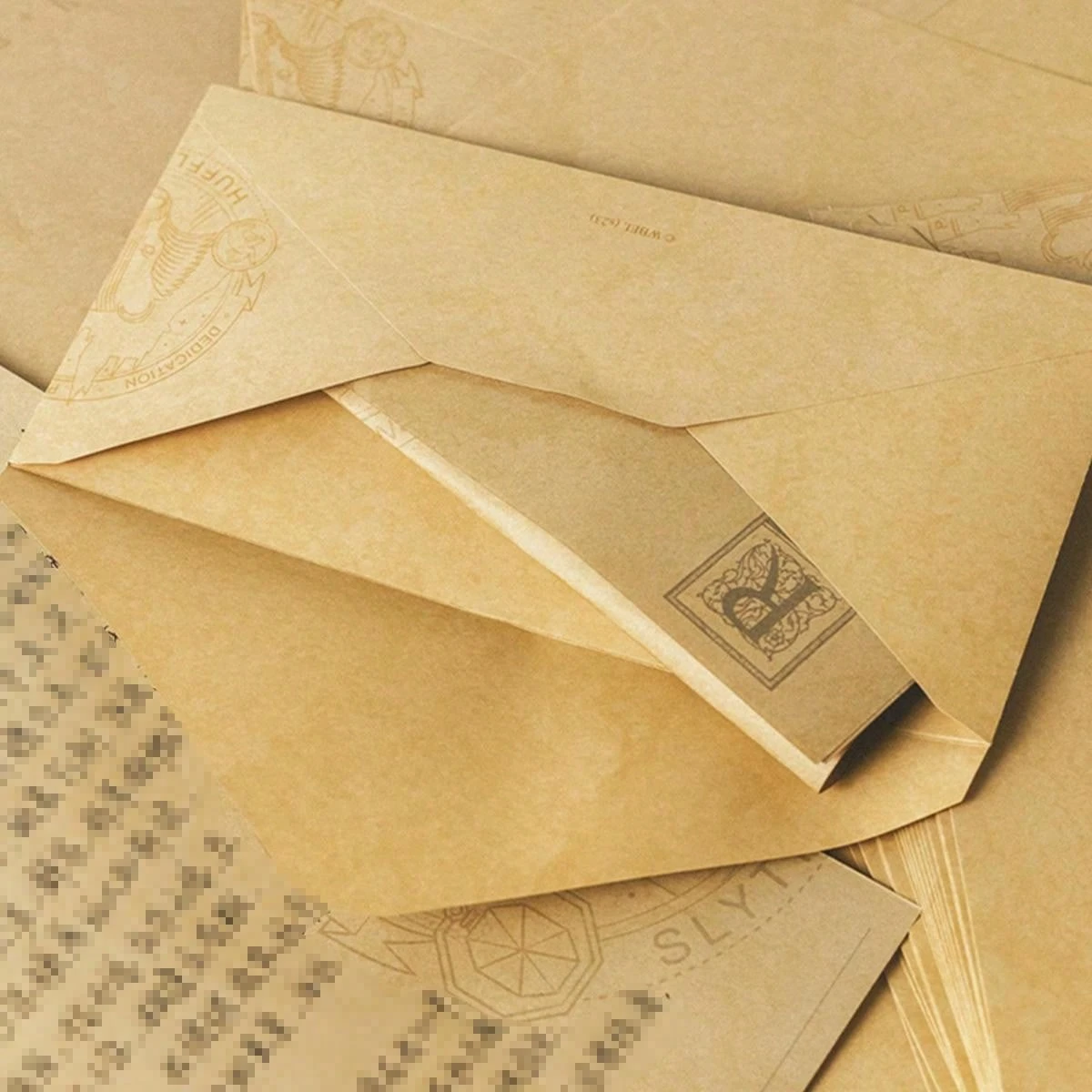 Warner Bros. 100 Harry Potter Metal Wind Lion Courtyard Envelopes ...