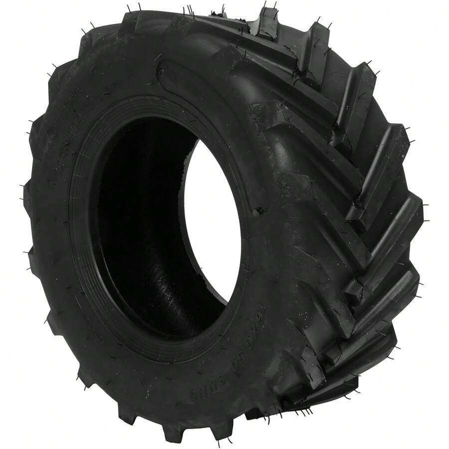 Set Of 2 Lawn Mower Tires 16x6.50-8 4PR Turf Tire For Garden Tractor ...