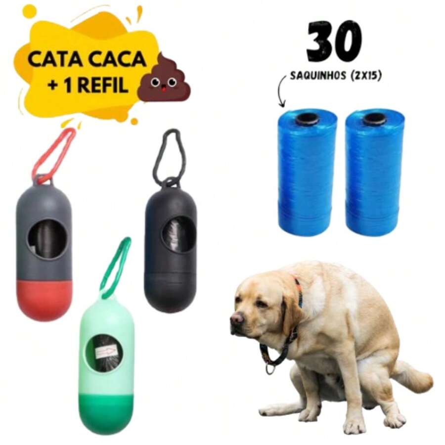 Cata Caca Coco Cachorro C/ 02 Refil Sacos Pet Cães E Gatos | SHEIN Brasil