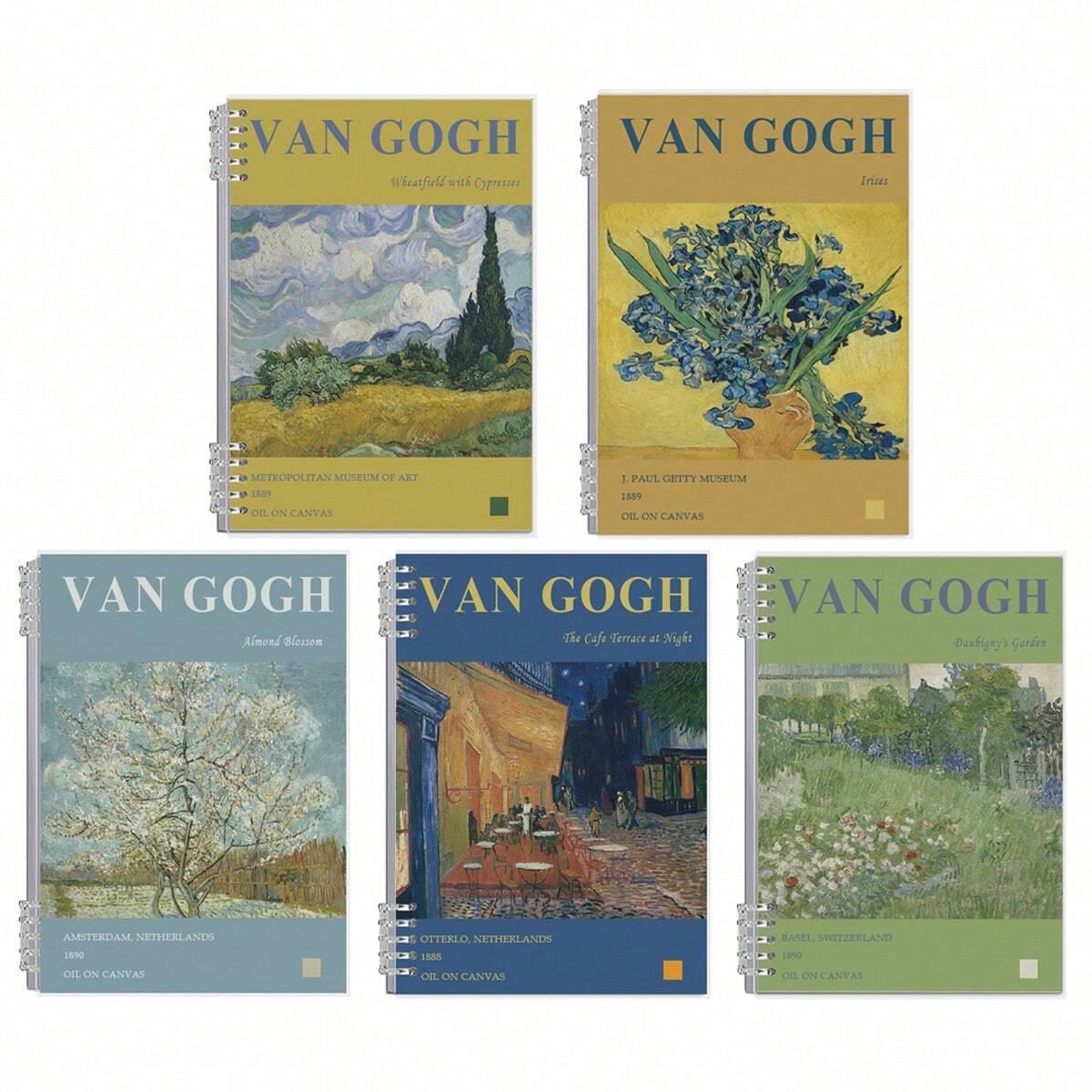 A5/B5 Notebook/Journal,Van Gogh's Famous Paintings Theme,Loose Leaf ...