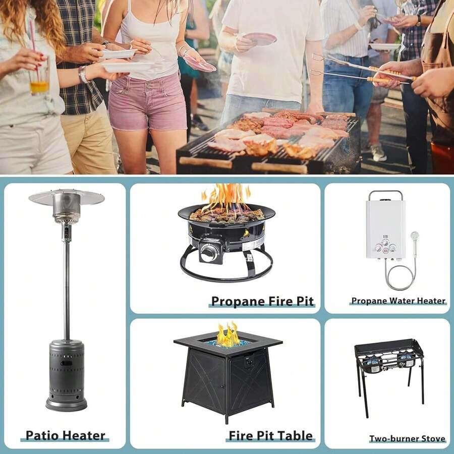 5 ft hoge druk 0-20 PSI instelbare regelaar met rode QCC-1 type slang ...