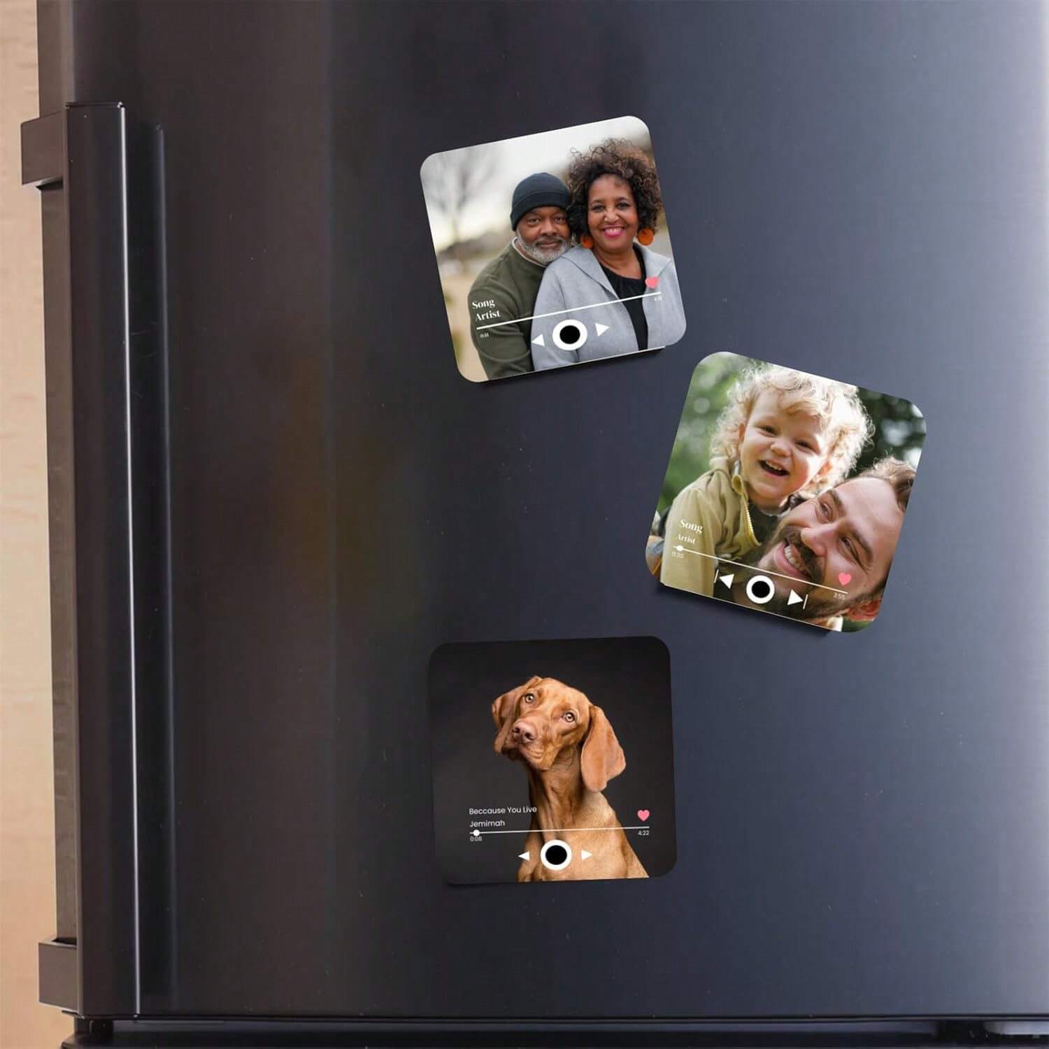 Imanes personalizados auténticos para nevera con diseño musical, imanes de refrigerador ...