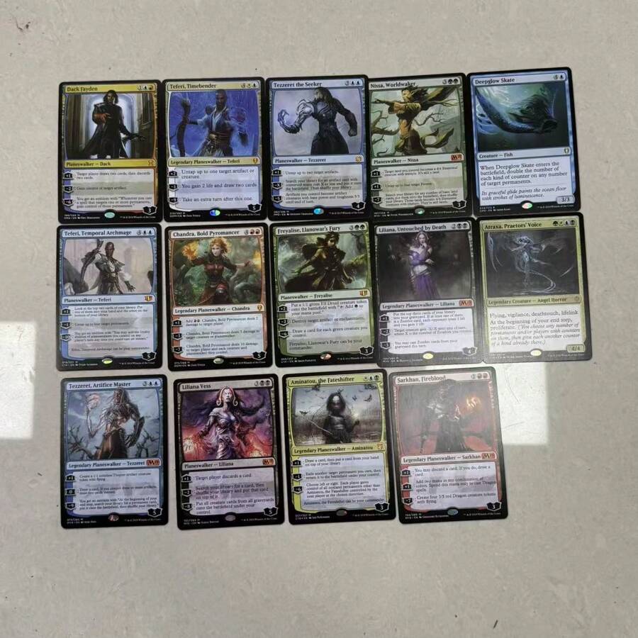 54pcs Black Core Magic The Gathering Cards P9 Dual Land Fetch Land Shock Lands Proxy Cards for ...