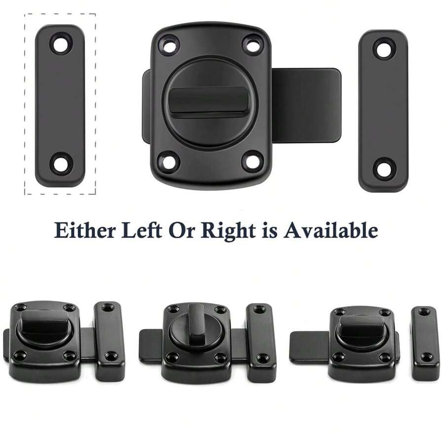 Latch Bathroom Door Window Cabinet Swivel Latch Security Lock & Toilet ...