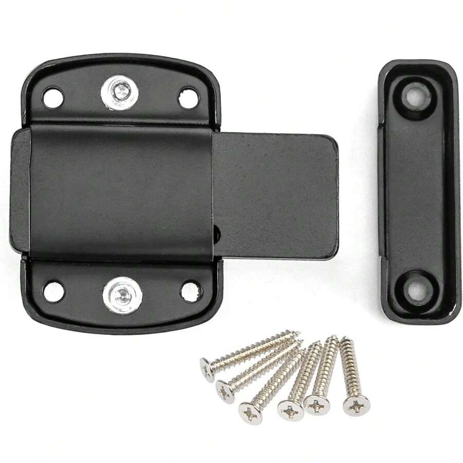 Latch Bathroom Door Window Cabinet Swivel Latch Security Lock & Toilet ...