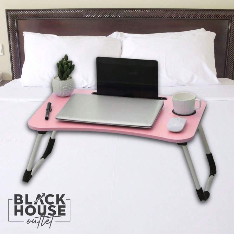 Portable Folding Laptop Desk Home Office Study Table With Multipurpose ...