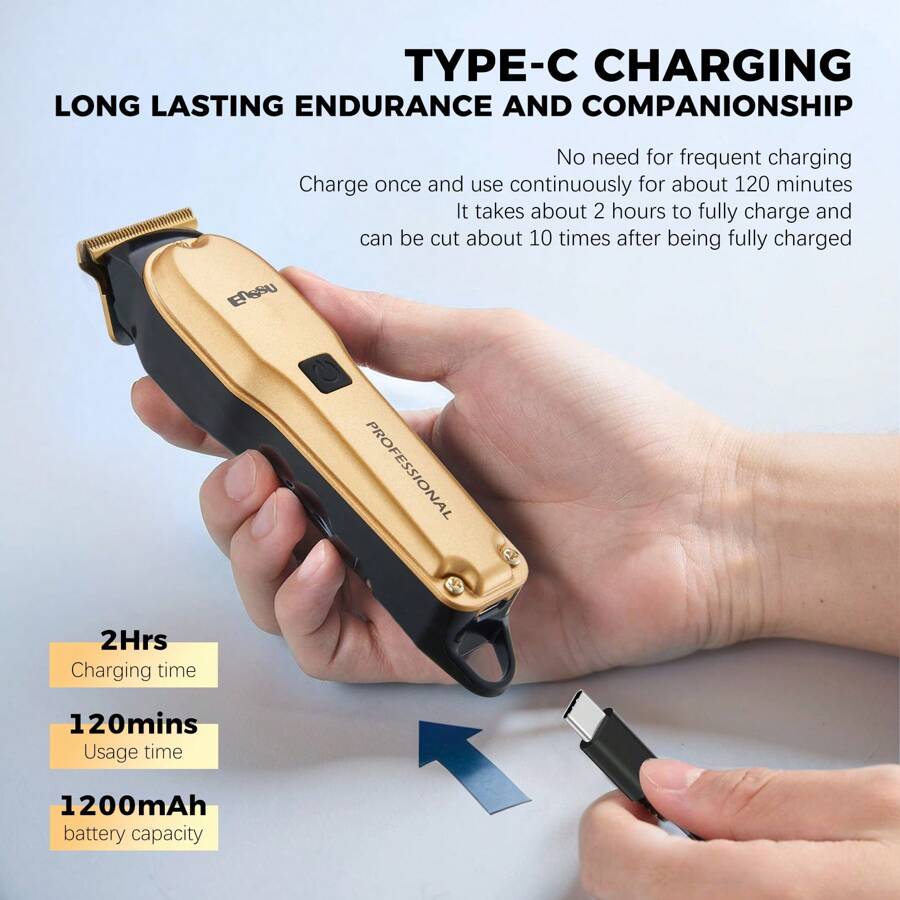 ENSSU Hair Trimmer For Men, T Liners Hair Clippers Beard Trimmer With ...