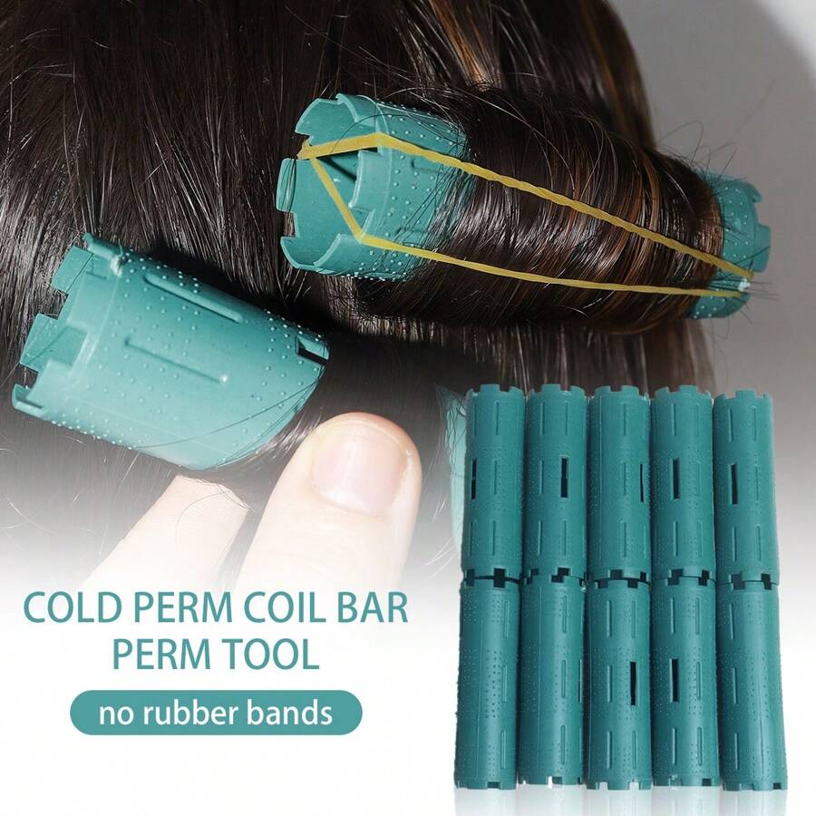 10-Piece Set Of Cold Iron Bar Curling Bar Pear Head Tool Curling Iron ...