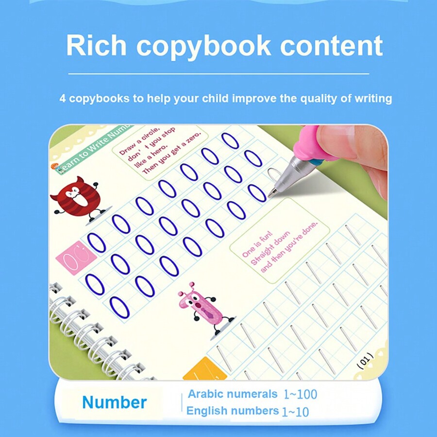 Writing Exercise Books English Groove Magic Practice Copybook Children ...