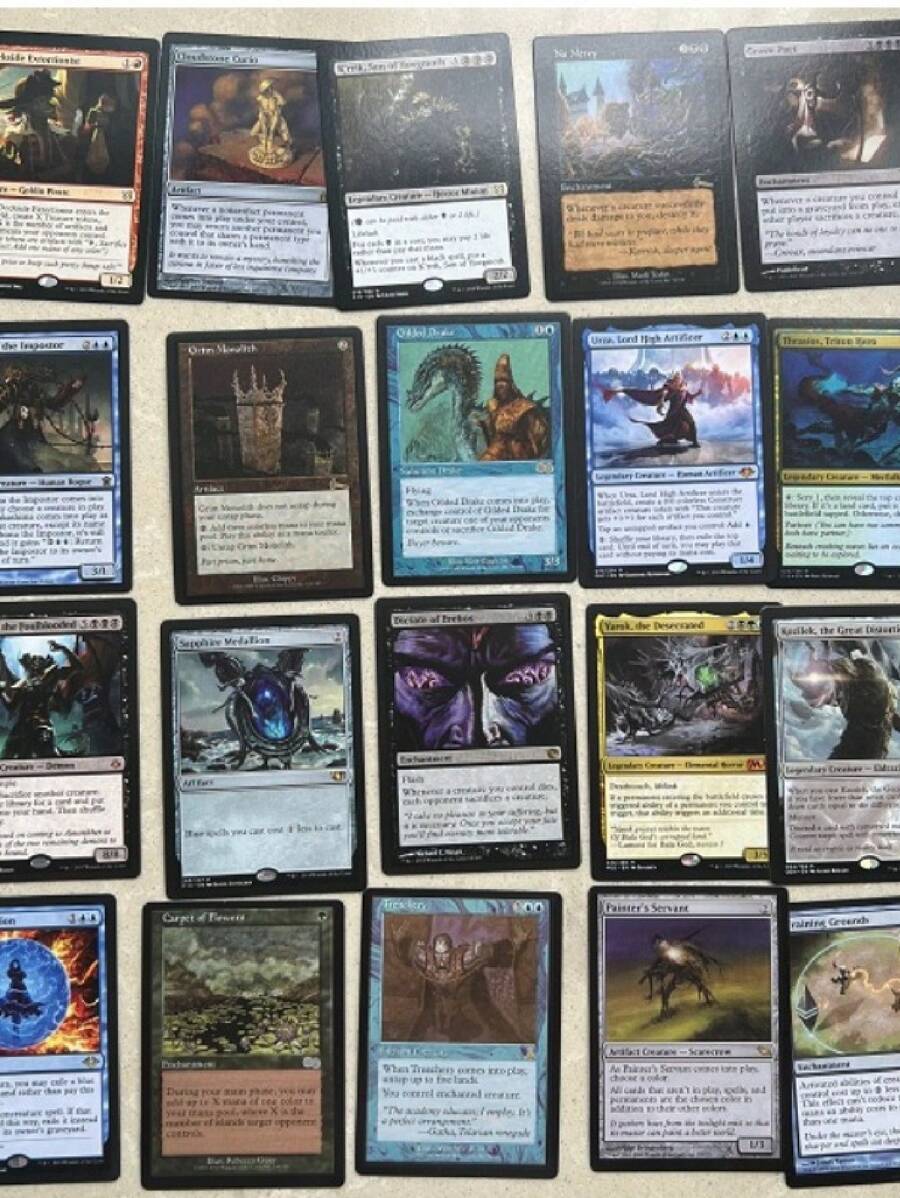 60pcs Black Core Magic The Gathering Cards P9 Dual Land Fetch Land Shock Lands Proxy Cards for ...