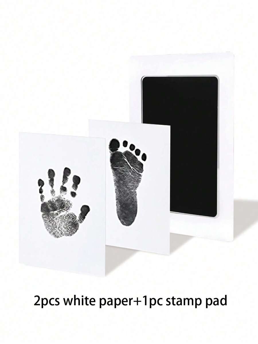 Inkless Hand And Footprint Kit - Ink Pad For Baby Hand And Footprints ...