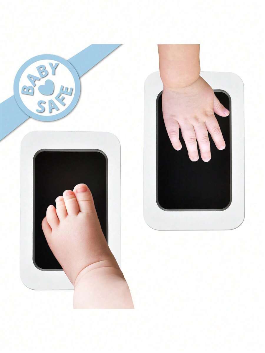 Inkless Hand And Footprint Kit - Ink Pad For Baby Hand And Footprints ...