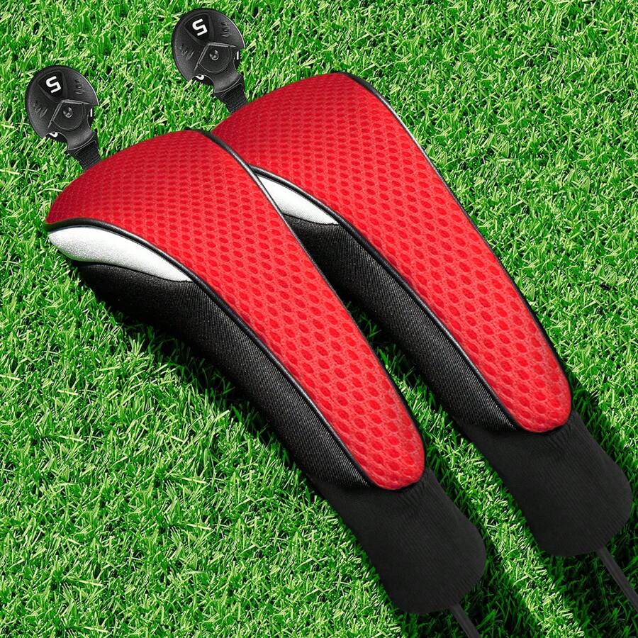 Golf Club Head Covers Woods Hybrids 2 Pack, Headcovers Men Women 3 5 7 ...